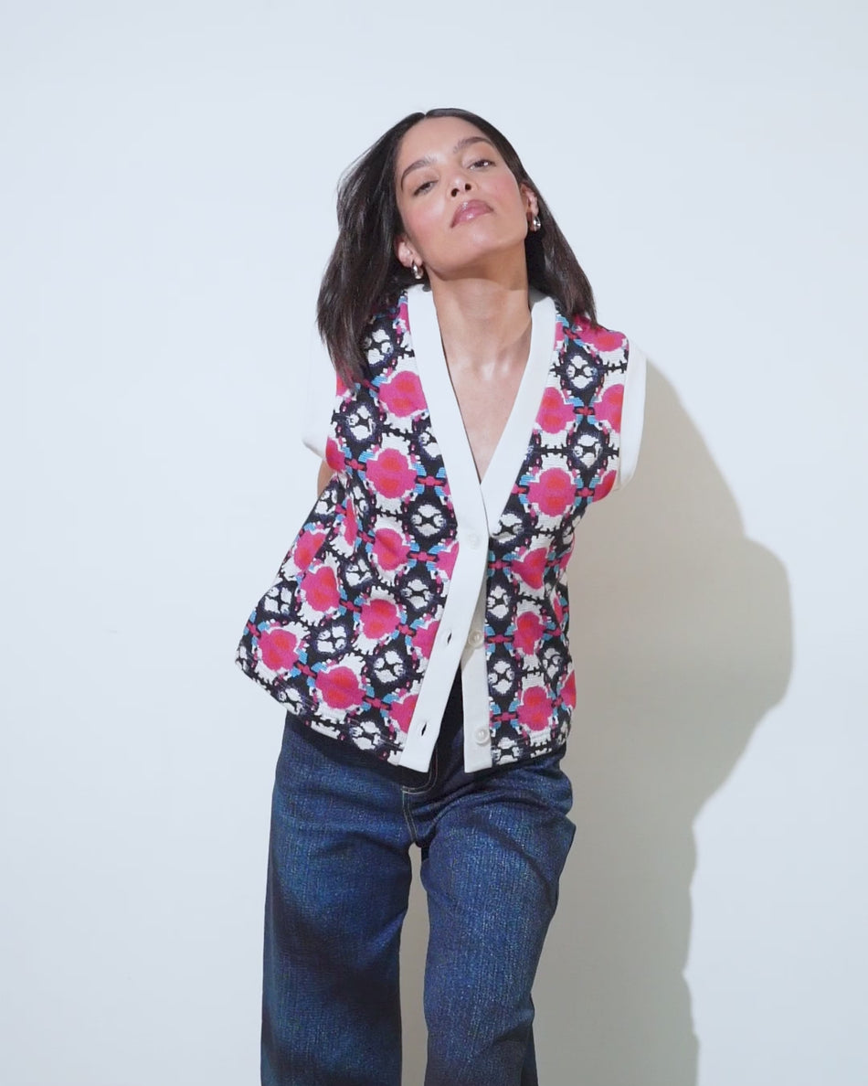 Kirby Vest | Pink Perler Beads – THE KIT.