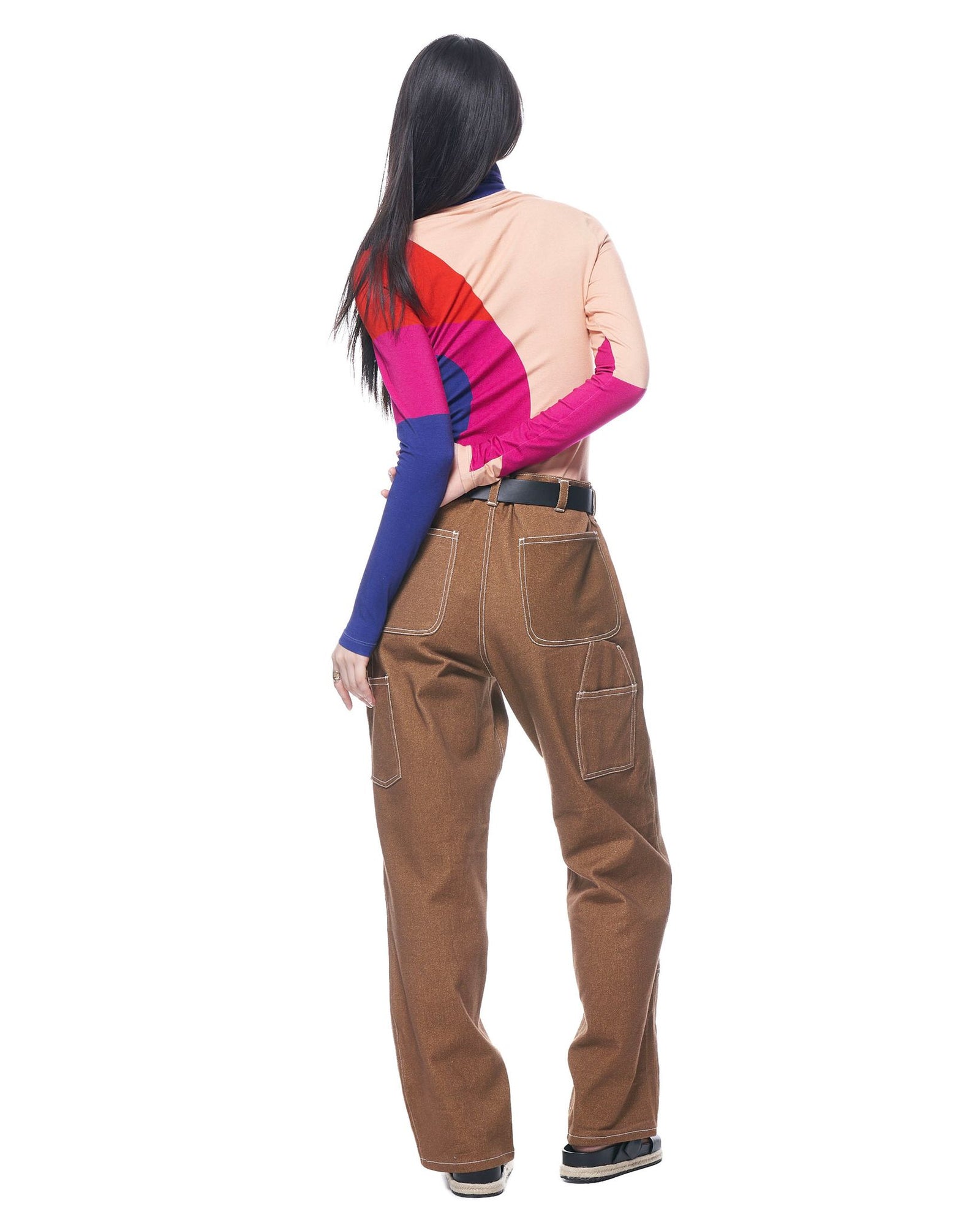 Turtleneck | Magenta Cut Paper | thekitnyc – THE KIT.